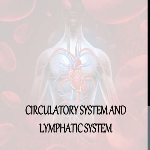 circulatory system LYMPHATIC SYSTEM AND DETAILS | PPTX | Heart and ...