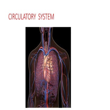 PARTS OF THE CIRCULATORY SYSTEM AND FUNCTIONS | PPTX