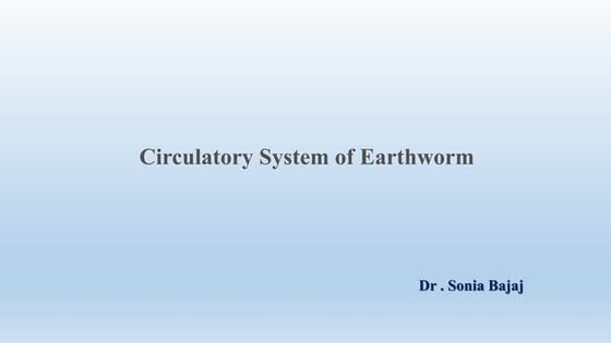 Earthwarm external feature | PPT