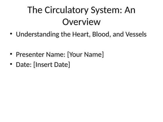 Natural Sciences CIRCULATORY SYSTEM Presentation.pptx