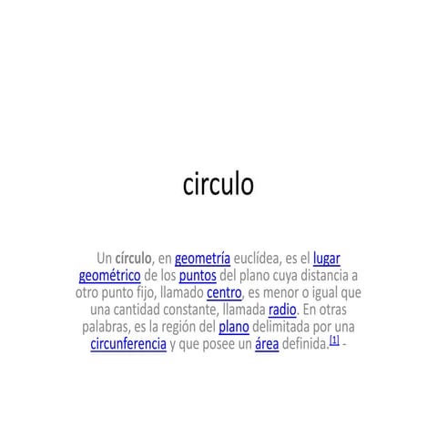 Circulo | PPTX