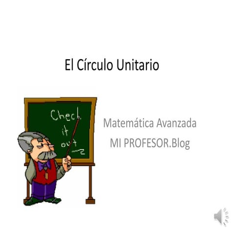 Circulo unitario | PPTX