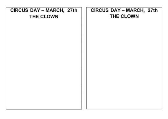 Circus day | DOCX