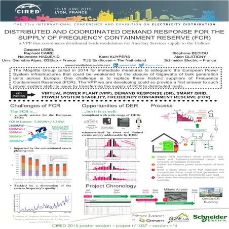 Cired 2015 poster1037: DISTRIBUTED AND COORDINATED DEMAND RESPONSE FOR THE SUPPLY OF FREQUENCY ...