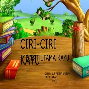 Ciri ciri kayu | PPTX