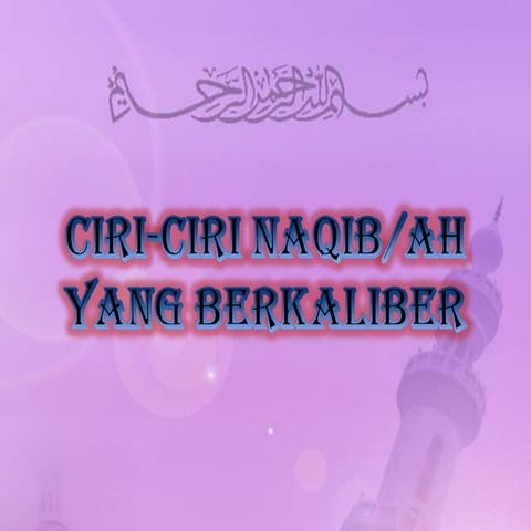 Ciri ciri naqib | PPT