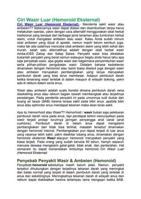 Hemoroid | PPT