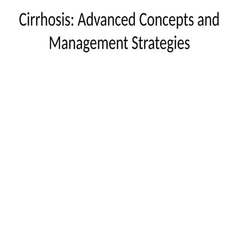 Liver Cirrhosis Advanced Management.pptx
