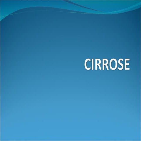 Cirrose | PPT