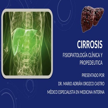 cirrosis hepatica y ascitis fisiopatologia | PDF