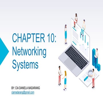 CIS1 205-ch10B NETWORKING SYSTEMS - MADARANG, CIA | PPTX