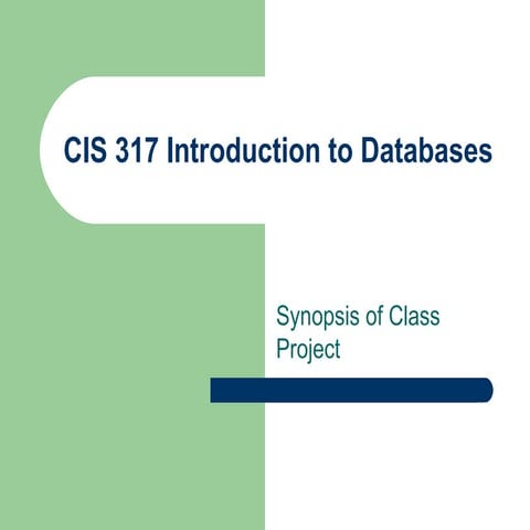 Database Design Queries Ppt 