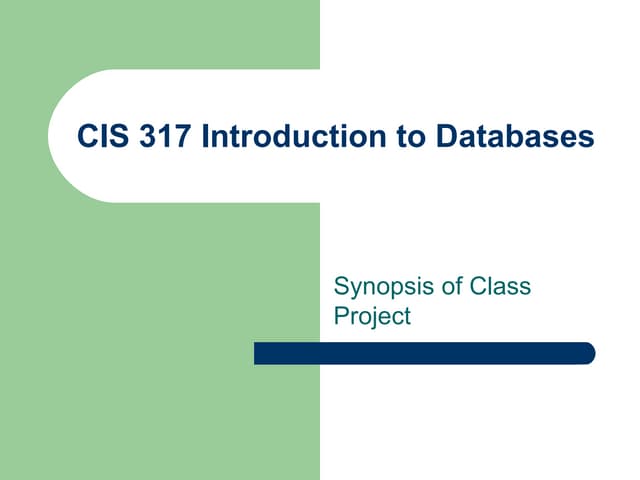 Database Design Queries Ppt
