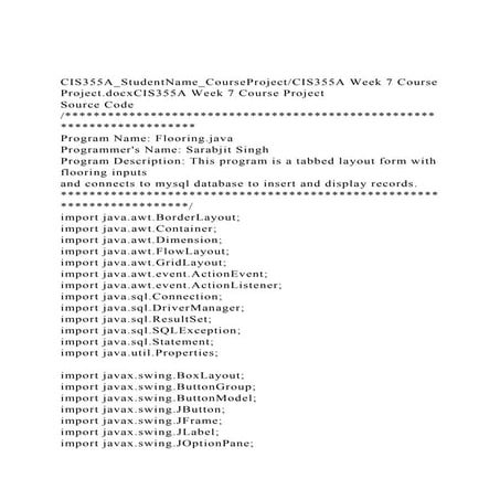 CIS355A_StudentName_CourseProjectCIS355A Week 7 Course Project..docx