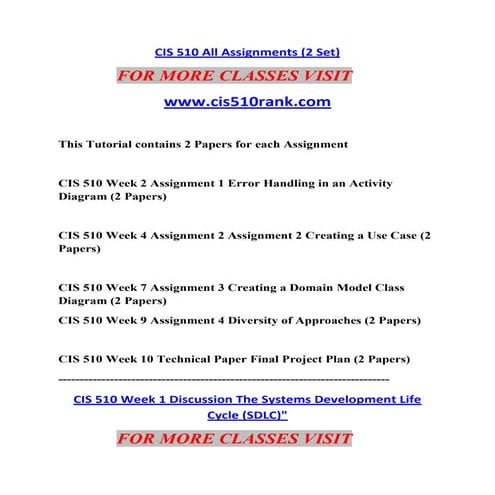CIS 500 – Information Systems for Decision-Making ©.docx
