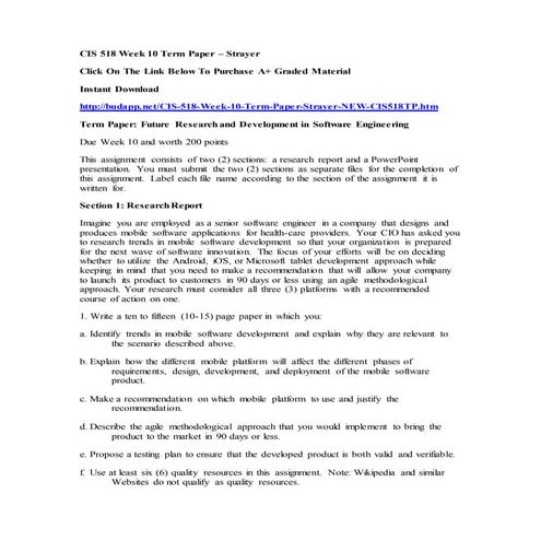 Hrm 500 assignment 4 week 10 | DOCX