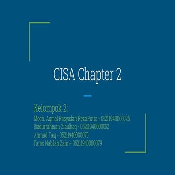 CISA Chapter 2 Excercise.pdf