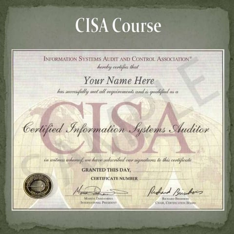 CISA Course | PPT