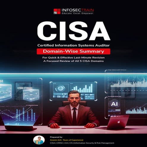 CISA Domain Wise Summary By InfosecTrain | PDF