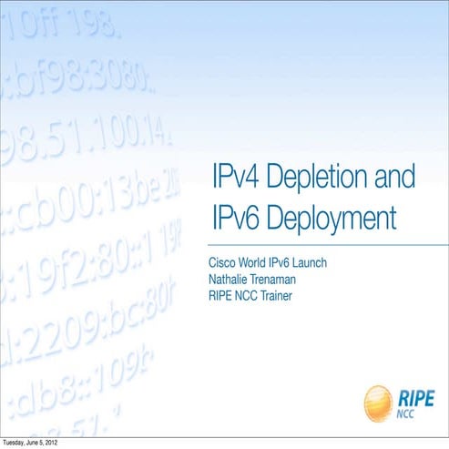 IPv4 Depletion & IPv6 Deployment | PDF | Computer Networking | Computing