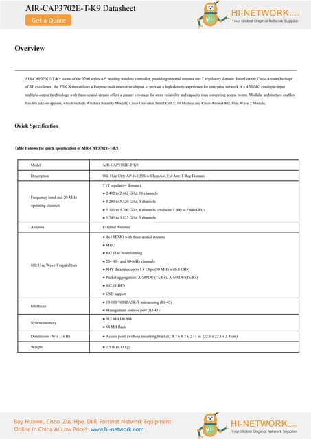 cisco-ie-3300-8t2s-e-datasheet.pdf | Computer Peripherals | Computing