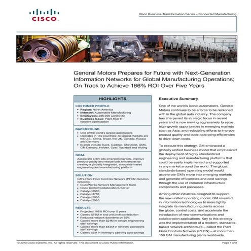 Connected Factory | PDF