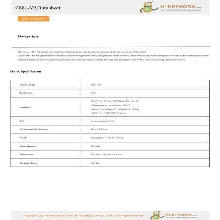 C1111-8P Datasheet | PDF
