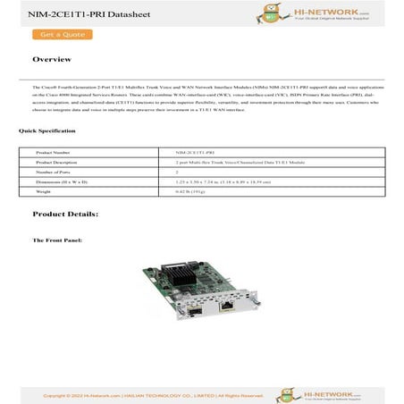 cisco-nim-2ce1t1-pri-datasheet.pdf