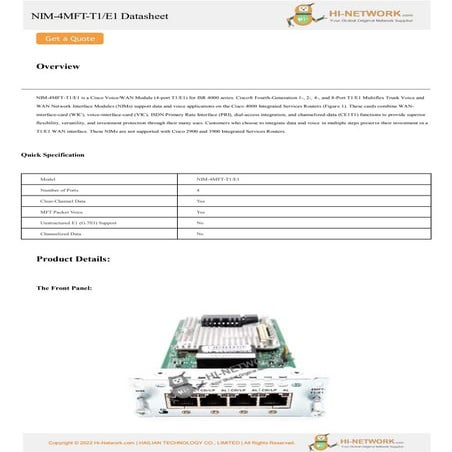 cisco-nim-4mft-t1&e1-datasheet.pdf