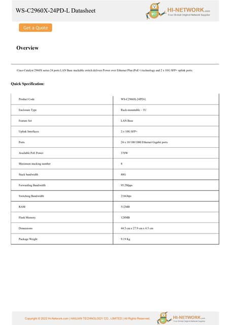 cisco-cbs220-24fp-4x-datasheet.pdf | Computer Networking | Computing
