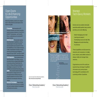 Cisco Academy Student Brochure Canada | PDF
