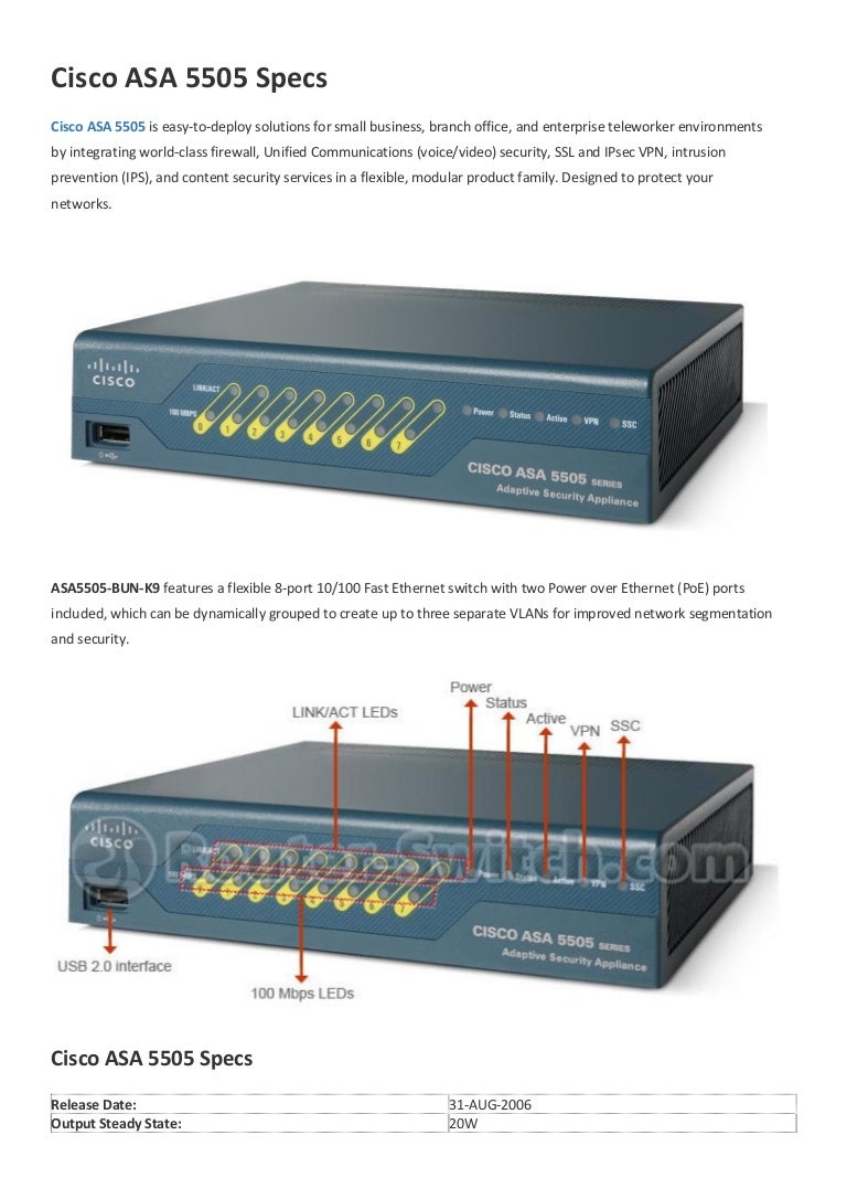 Asa 5505 cisco - likosfilter