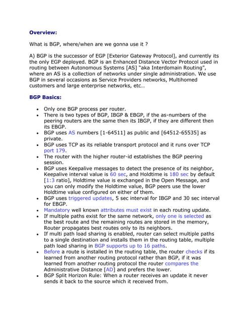 Border Gateway Protocol Bgp Pptx Computer Networking Computing
