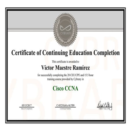 Cisco CCNA Certificate | PPT