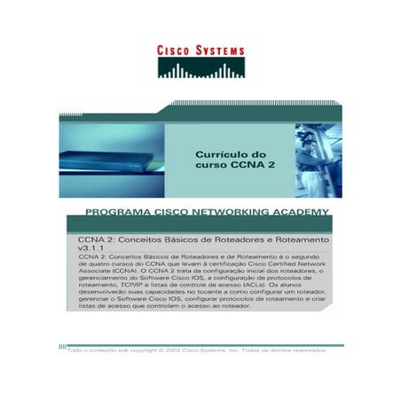 Cisco ccna modulo 02 | PDF