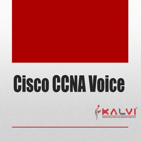 Ccna Voice Logo Cisco CCNA Voice: Voice Overview And Lab Setup