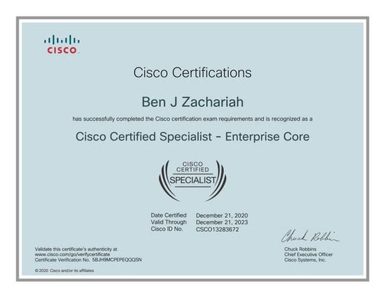 Cisco certified network associate certificate | PPT