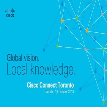 Cisco Connect Toronto 2018 Model Driven Programmability For Cisco Ios Xr V1 Ppt 
