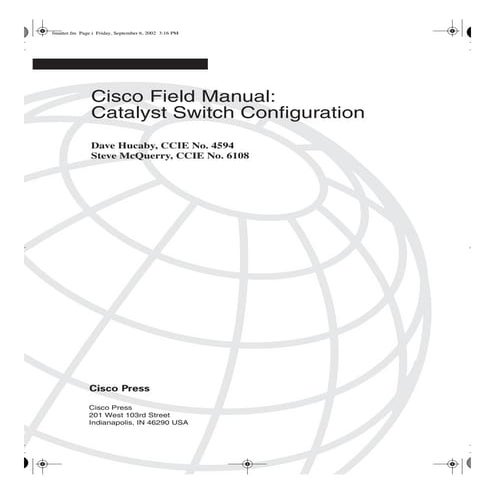 Cisco field manual catalyst switch configuration | PDF
