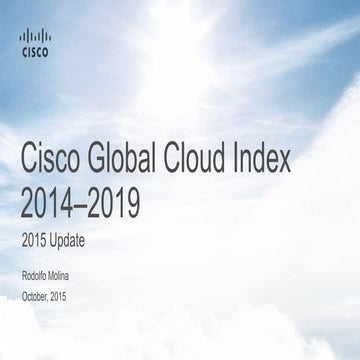 Cisco Global Cloud Index (2014-2019) | PDF