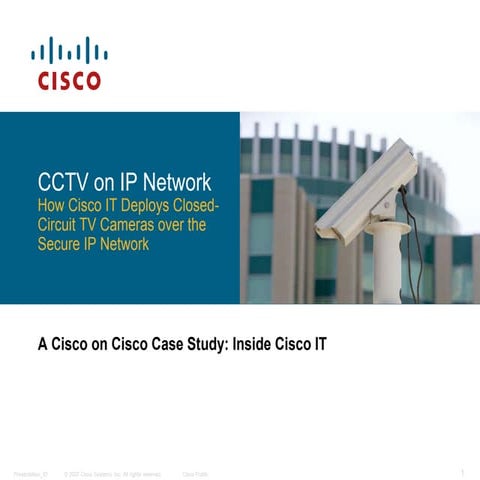 Cisco CCTV IT Case Study- CCTV on IP Networks | PDF