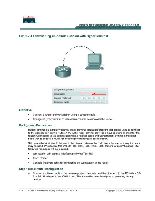 Configuring a cisco 2901 router | DOCX | Operating Systems | Computer Software and Applications