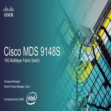 Cisco mds 9148s Technical Overview | PPTX
