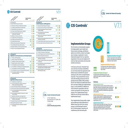 Cis Controls V7 1 Implementation Groups Pdf