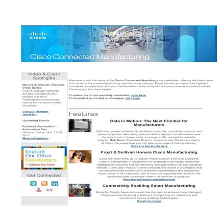 Cisco Connected Manufacturing | DOCX