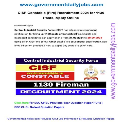 CISF Constable [Fire] Recruitment 2024 for 1130 Posts, Apply Online.pdf