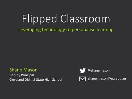 Flipped Classroom Presentation | PPT