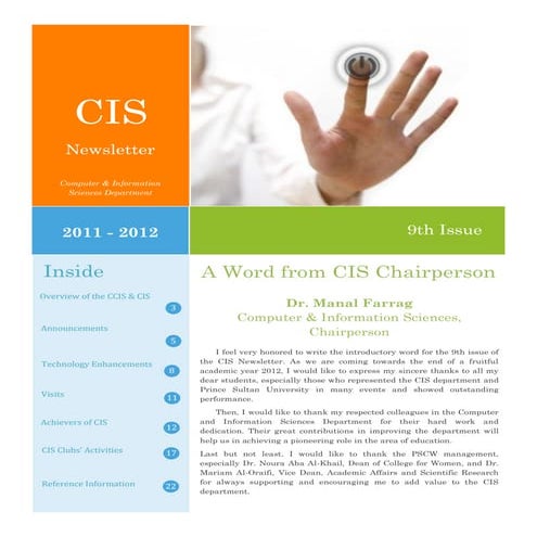 CIS Newsletter 9th Issue | PDF