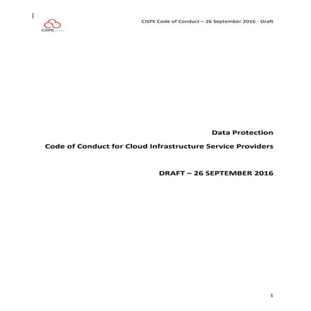 Cispe code ofconduct-160926 | PDF