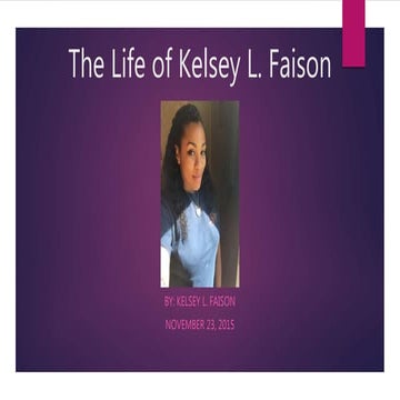 Cis Project-All About Me | PPTX